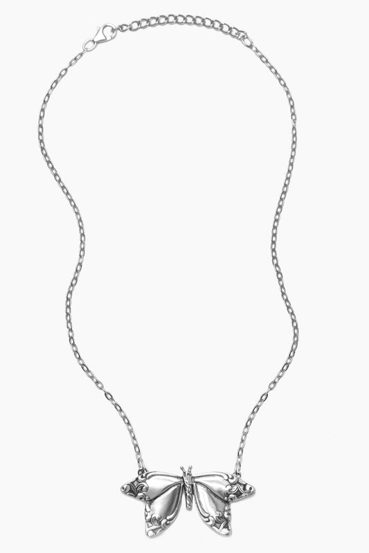 Butterfly Sterling Silver Necklace